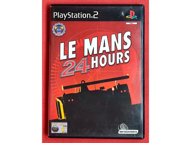 LE Mans 24 Hours UK - PS2 Originalna Igra