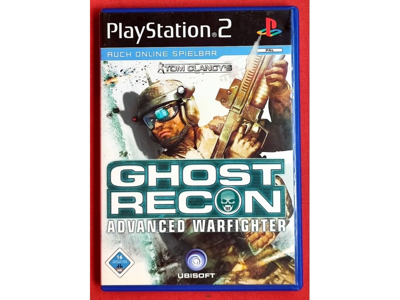 Ghost Recon Advanced Warfighter - PS2 Originalna Igra