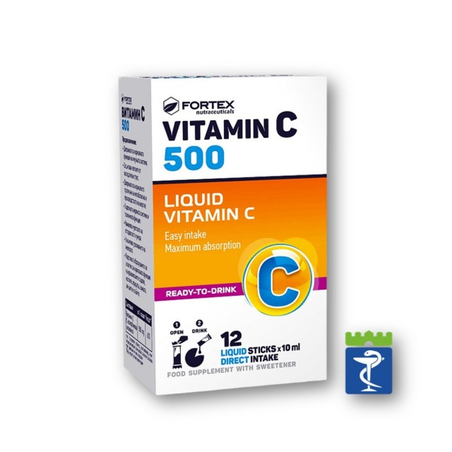 VITAMIN C LIQUID 500MG KESICE 12X10ML