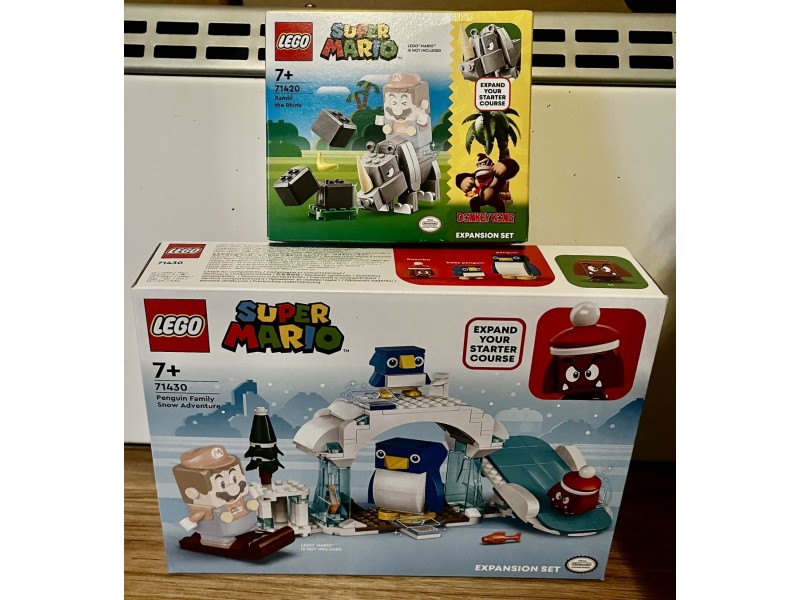 DVA NOVA SUPER MARIO LEGO pakovanja za 4000 dinara