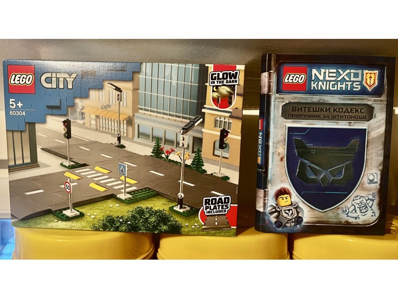 NOV CITY LEGO i Lego NEXO tvrdokoricena knjiga za 3300