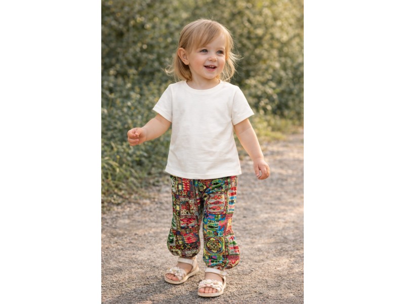 Pantalone za devojcice Patchwork 18-24m NOVO