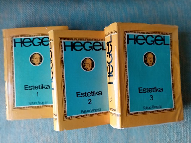 Hegel Estetika 3 knjige