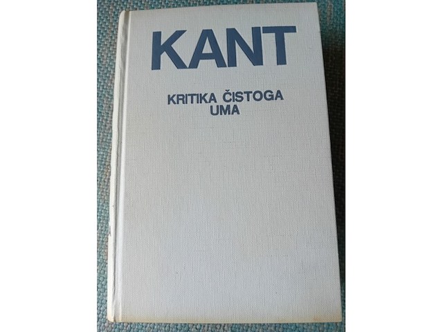 Kant Kritika čistoga uma