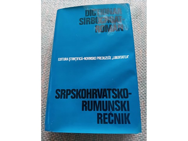 Srpskohrvatsko - Rumunski rečnik