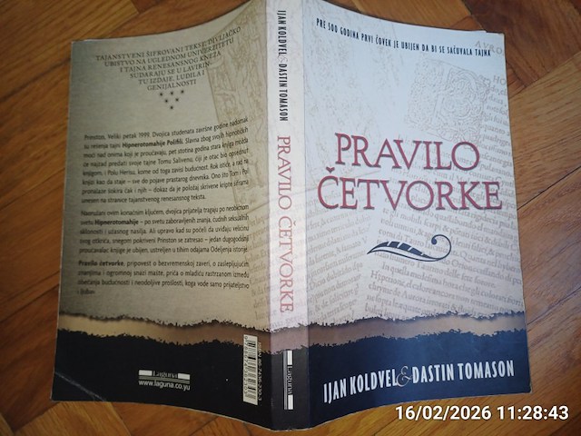 IJAN KOLDVEL, PRAVILO ČETVORKE