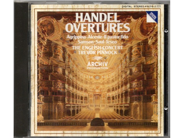 Händel* / The English Concert, Trevor Pinnock
