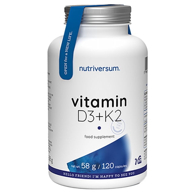Vitamin D3 + K2 Caps Vita 60 kapsula