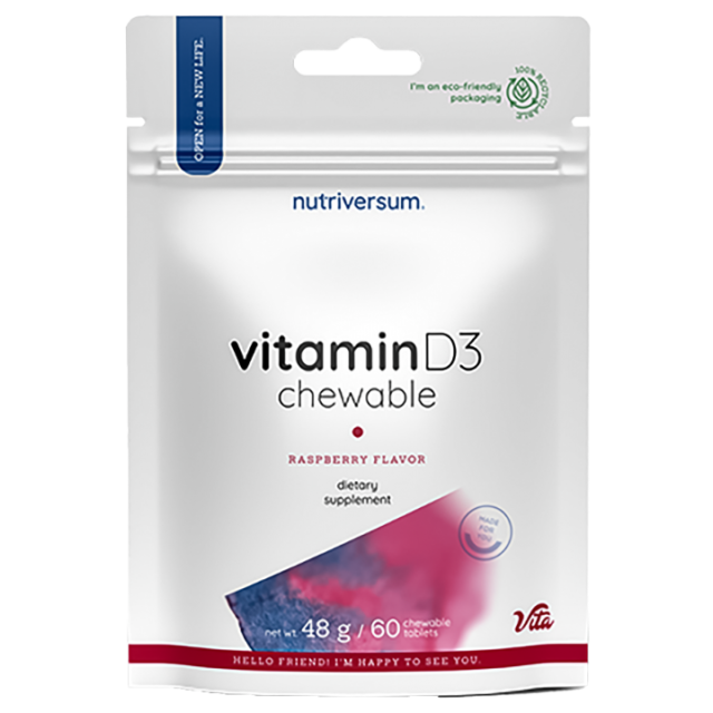 Vitamin D3 Chewable 60 tableta