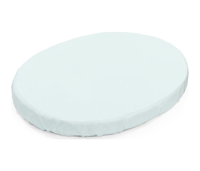 STOKKE® SLEEPI™ Mini Fitted Sheet POWDER BLUE