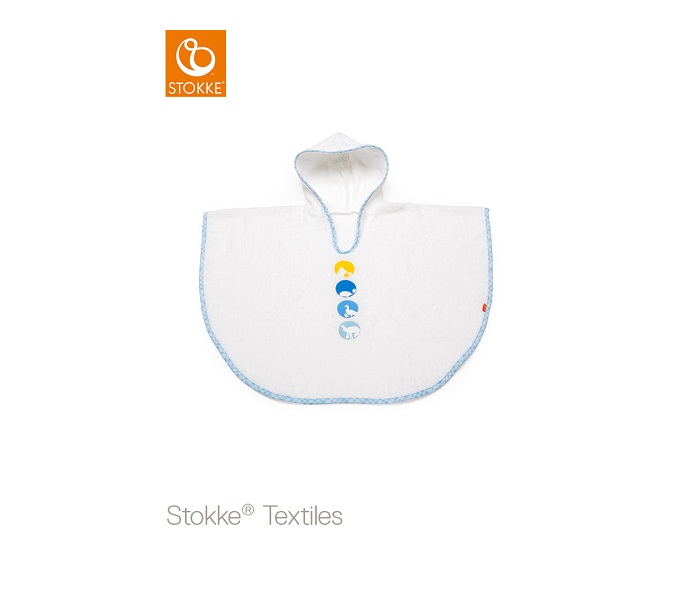 STOKKE PONCHO PESKIR SIHOUETTE BLUE