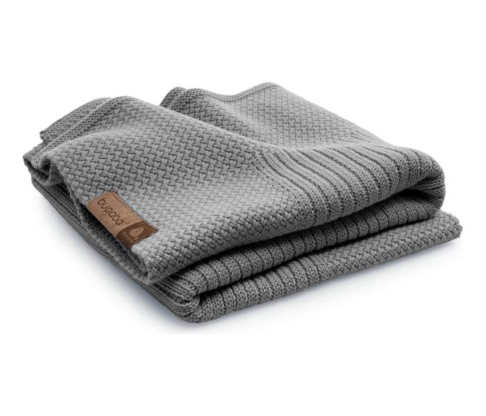 BUGABOO SOFT WOOL BLANKET LIGHT GREY MELANGE