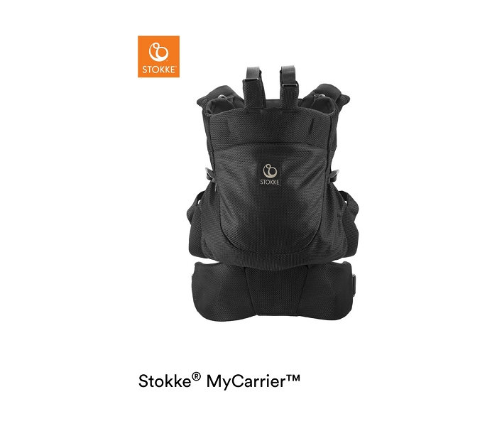 KENGUR STOKKE® MYCARRIER™ BACK CARRIER - BLACK MESH