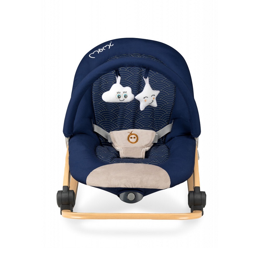 MoMi LUMIWOOD LEZALJKA ZA BEBE NAVY BLUE