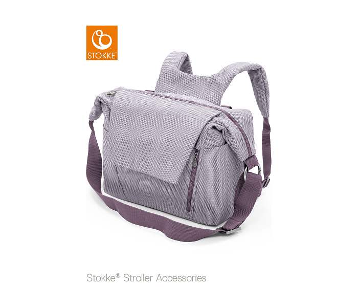Stokke® Changing bag Brushed Lilac - torba 2u1 ( ranac-torba)