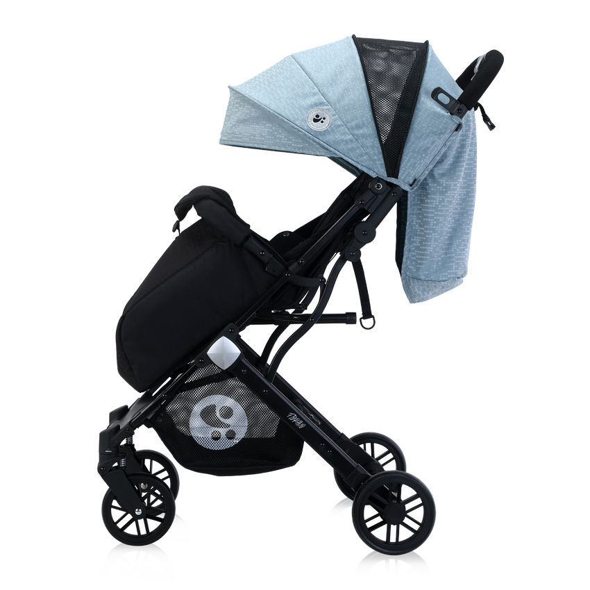 LORELLI KOLICA ZA BEBE FIORANO BLACK&SILVER BLUE + footcover (2021)