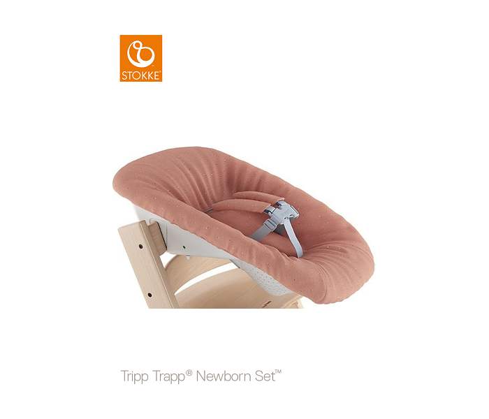 STOKKE TRIPP TRAPP SET ZA NOVORODJENCE - CORAL CONFETTI