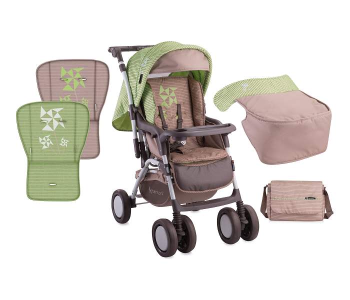 KOLICA COMBI GREEN&BEIGE ZEPHYR+TORBA 2016
