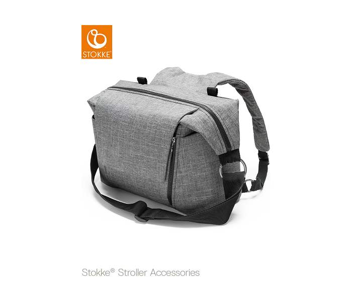 Stokke® Changing bag Black Melange - torba 2u1 ( ranac-torba)