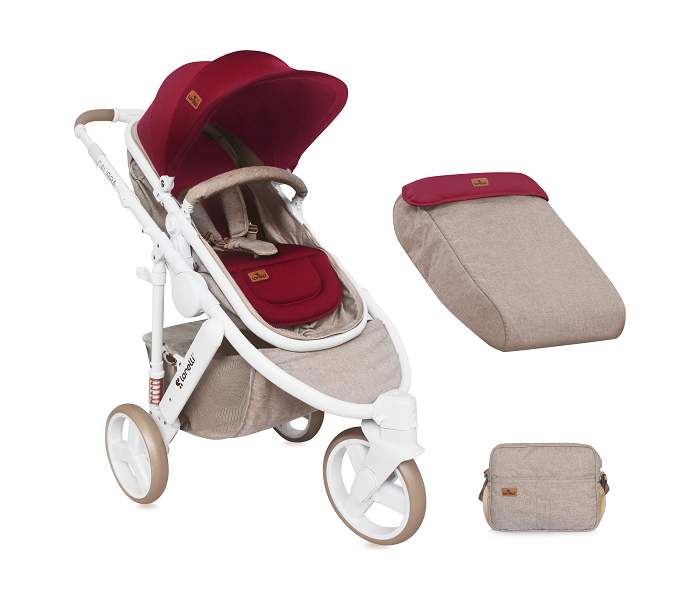 LORELLI KOLICA ZA BEBE CALIBRA 3 BEIGE&RED 2017