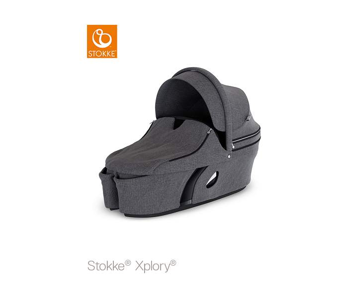 STOKKE® XPLORY® CARRY COT BLACK MELANGE