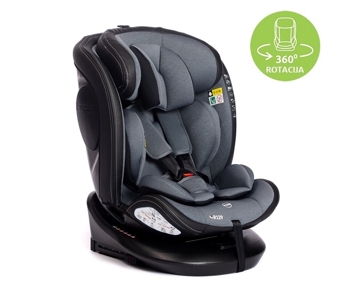 BBO AUTO SEDISTE I-SIZE CRUSER ISOFIX (FR06) 40-150cm - GREY