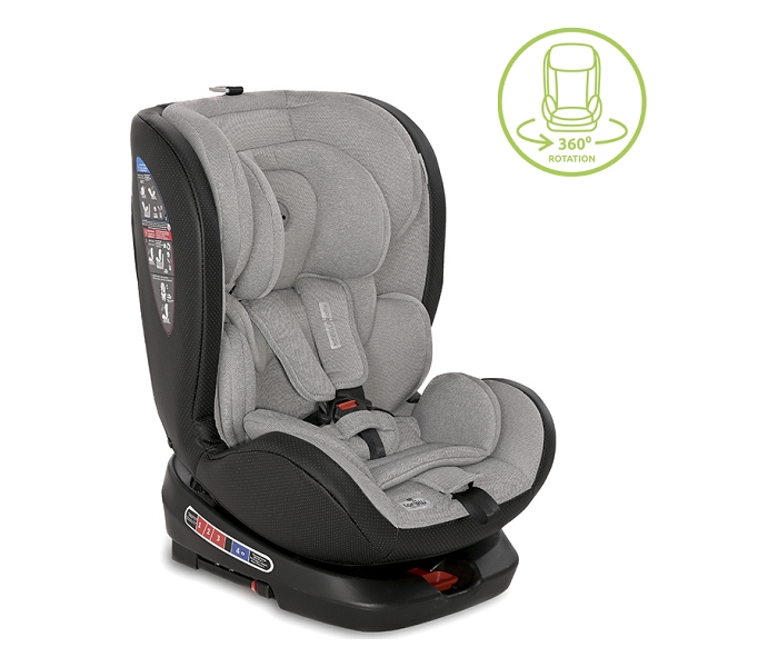 LORELLI AUTO SEDISTE NEBULA ISOFIX 0-36KG - ROT. GREY LEATHER (2023)