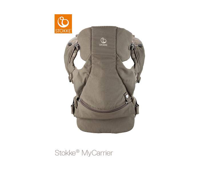 STOKKE MY CARRIER FRONT&BACK BROWN - KENGUR