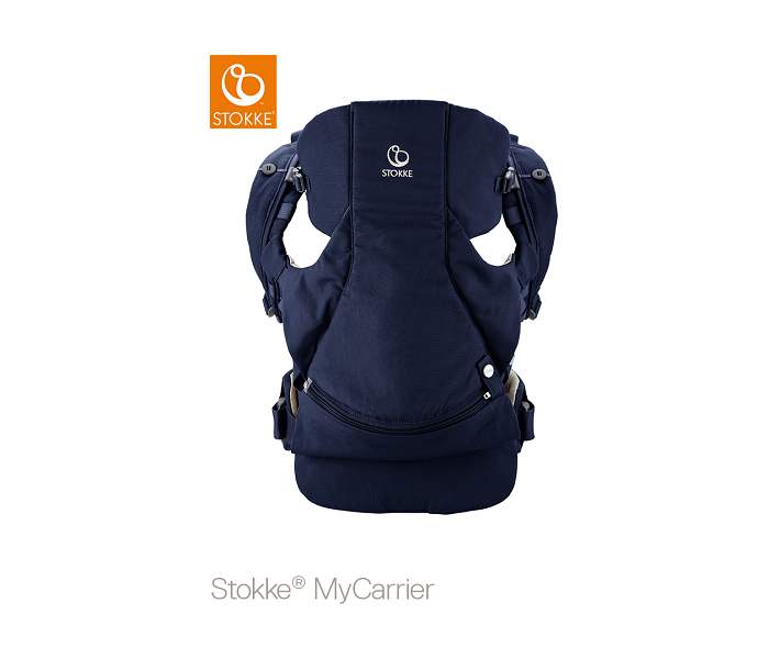 STOKKE MY CARRIER FRONT&BACK DEEP BLUE - KENGUR