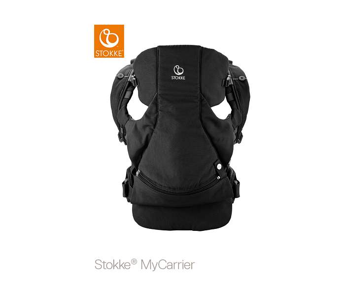 STOKKE MY CARRIER FRONT&BACK BLACK- KENGUR