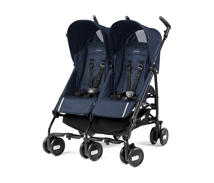 PEG PEREGO KISOBRAN KOLICA ZA BLIZANCE PLIKO MINI CLASSICO TWIN - CLASS NAVY
