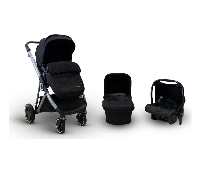 KOLICA BABY BEAR ORIGIN - URBAN LIFE 3U1 - BLACK