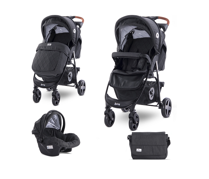 LORELLI KOLICA ZA BEBE DAISY SET BLACK (2021)