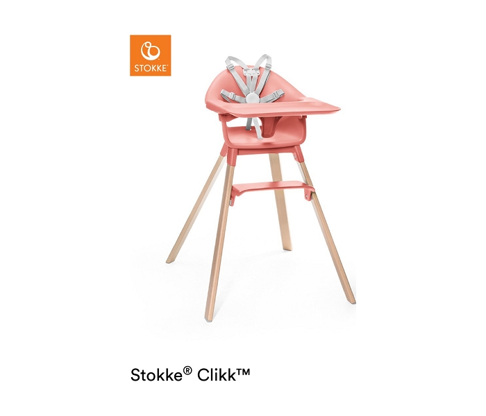 STOKKE® CLIKK™ HRANILICA - SUNNY CORAL