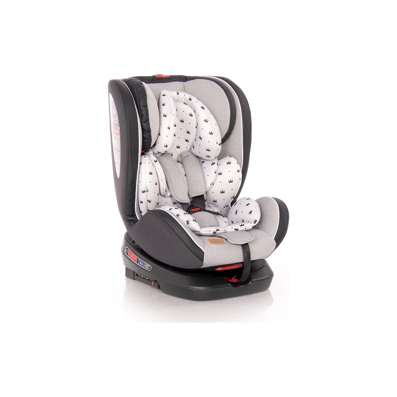 LORELLI AUTO SEDISTE NEBULA ISOFIX 0-36KG - ROT. GREY CROWNS (2020)