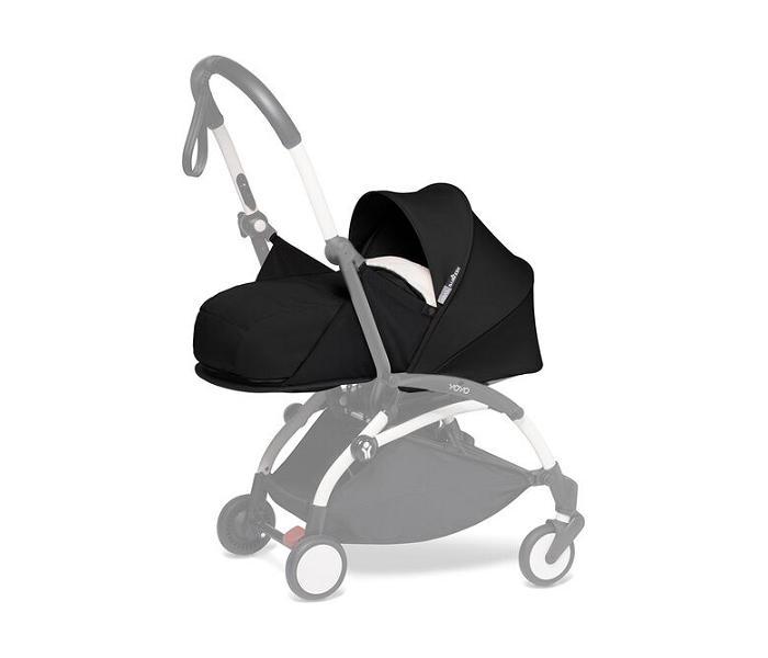 STOKKE YOYO 0+ NEWBORN TEKSTIL - BLACK