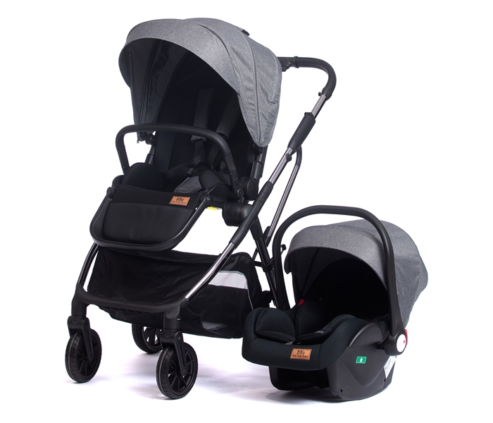 BBO KOLICA ZA BEBE (Q7) ULTRA SET - GREY
