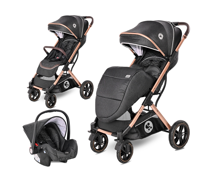 LORELLI KOLICA ZA BEBE STORM SET LUXE BLACK (2022)