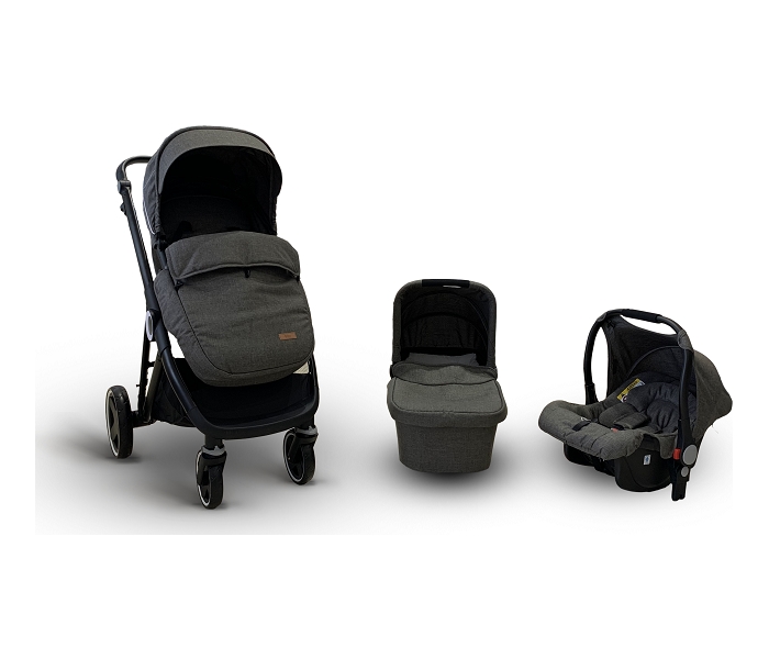 KOLICA BABY BEAR ORIGIN - URBAN LIFE 3U1 - DARK GREY