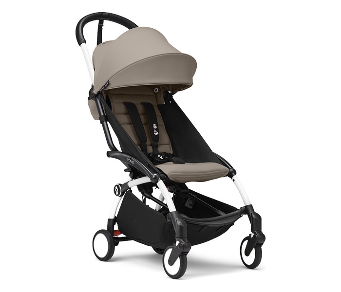 STOKKE® YOYO³ KOLICA WHITE - TAUPE 6m+