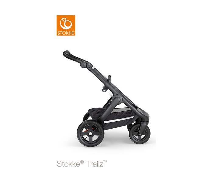 Stokke Ram za Kolica Trailz - TERRAIN Black w Black Handle