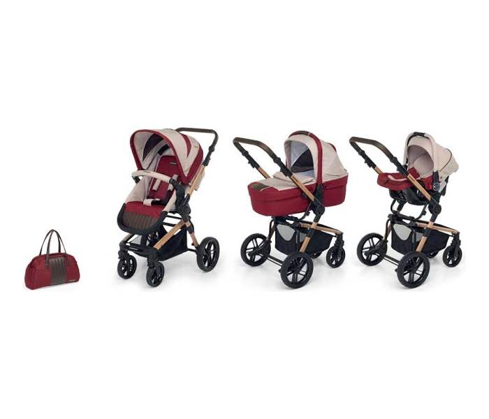 KOLICA FOPPAPEDRETTI iWOOD Travel System CORAL