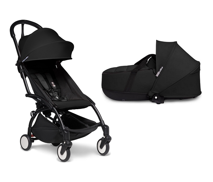 STOKKE YOYO² KOLICA ZA BEBE 2U1 - BLACK (ram+ 6+tekstil + korpa)