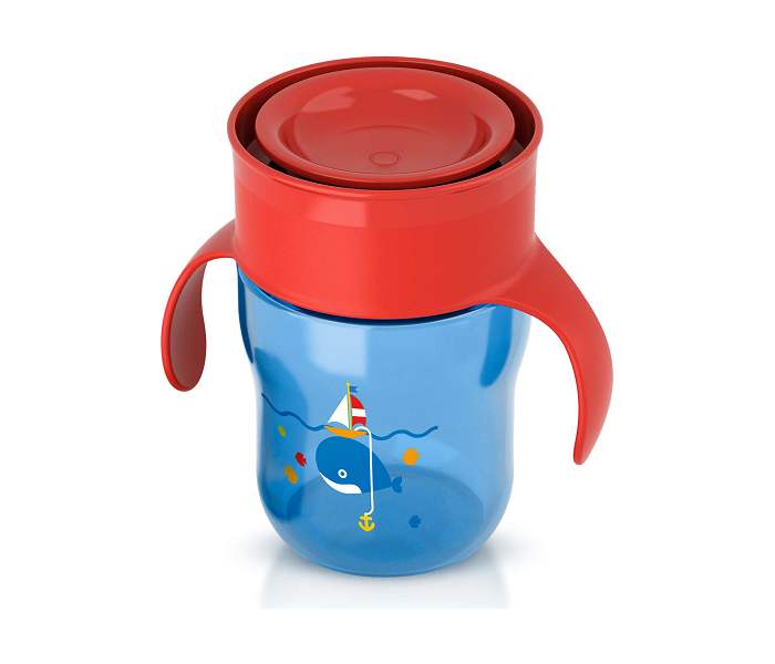 AVENT MAGICNA SOLJA 260ml 9M+ BLUE RED 4449