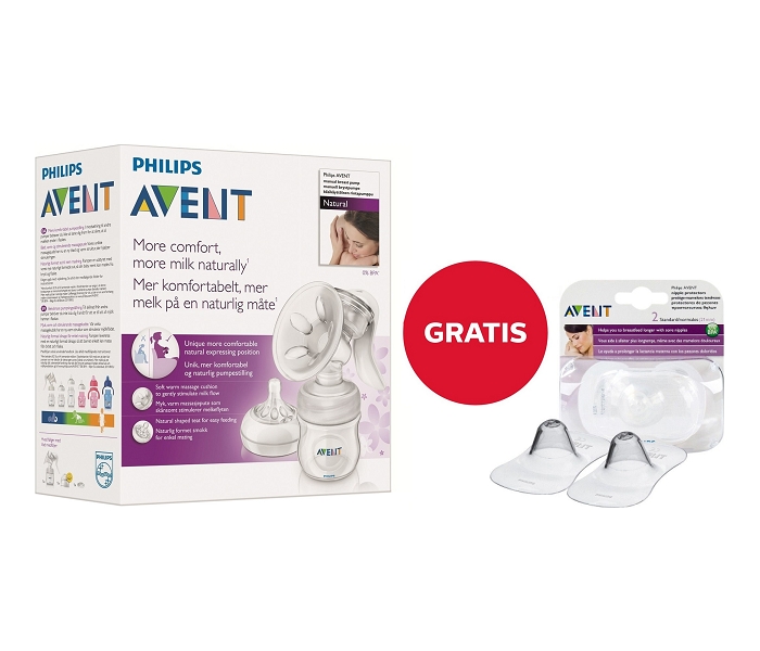 AVENT PUMPICA ZA IZMAZANJE 5772 NATURAL + GRATIS SILIKONSKE BRADAVICE 156/01