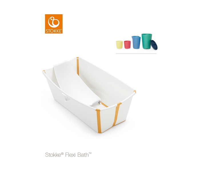 STOKKE® FLEXI BATH® Play White Yellow