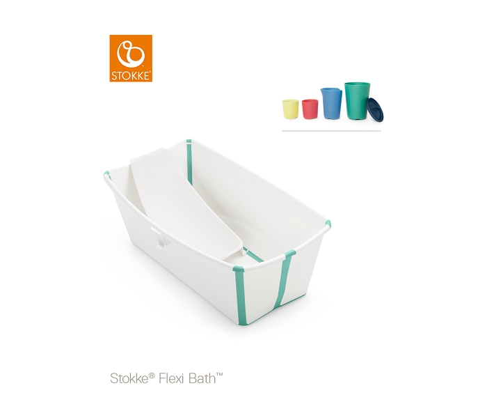 STOKKE® FLEXI BATH® Play White Aqua