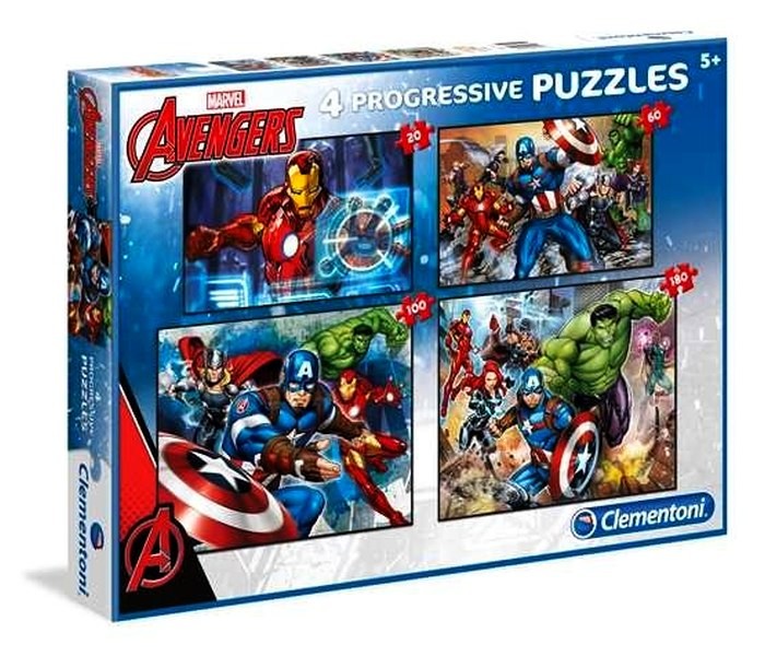 IGRACKA PUZZLE MARVEL THE AVENGERS (20+60+100+180 KOM)