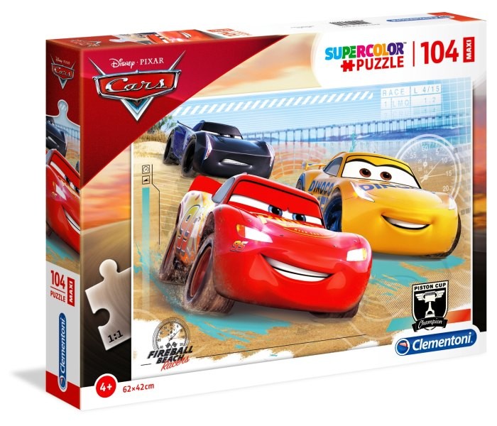 IGRACKA PUZZLE DISNEZ MAXI CARS 2019 (104 KOM)