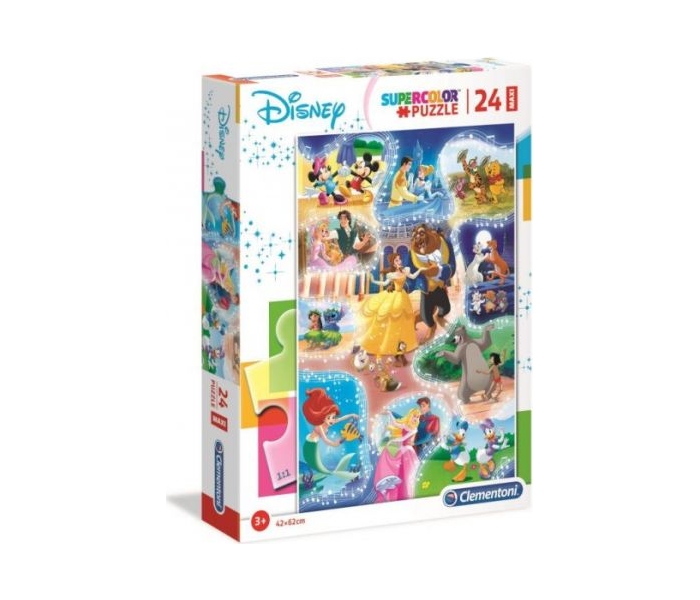 IGRACKA PUZZLE CLEMENTONI MAXI DISNEY DANCE TIME (24 KOM)